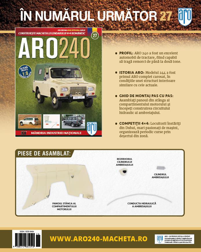 Macheta ARO 240 - Numarul 27 | Magazinul Colectionarului | Blog